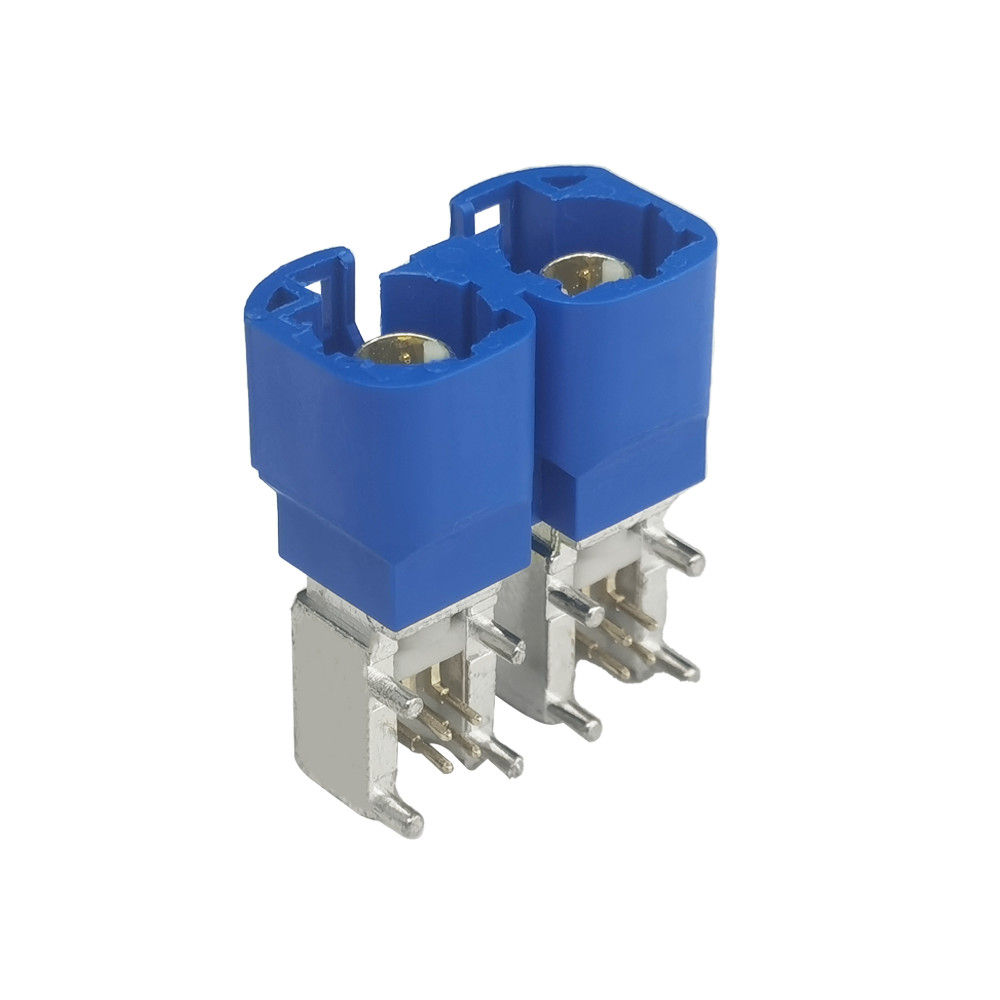 conector C dobro de 2x4Pin FAKRA HSD que codifica a cor azul para a ...