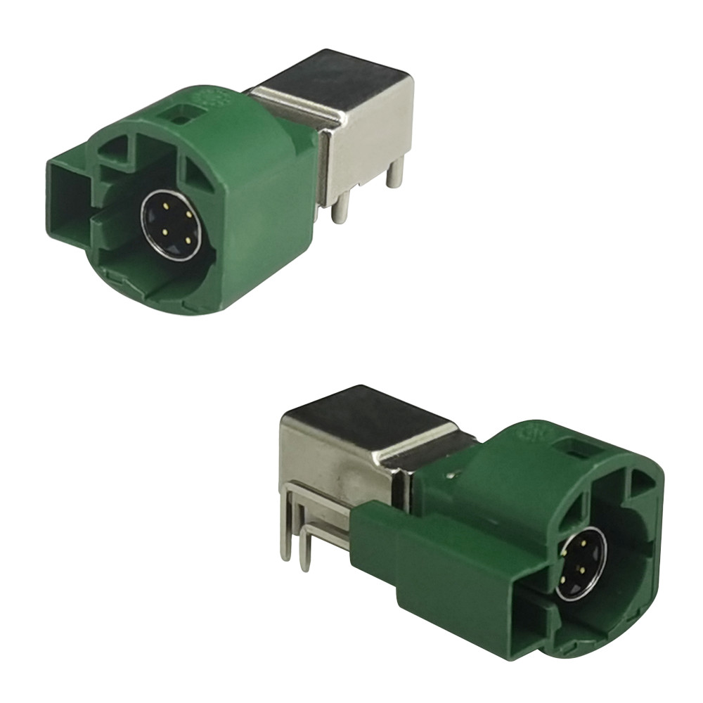 4+2Pin FAKRA HSD Connector ângulo direito Veículo automóvel LVDS ...
