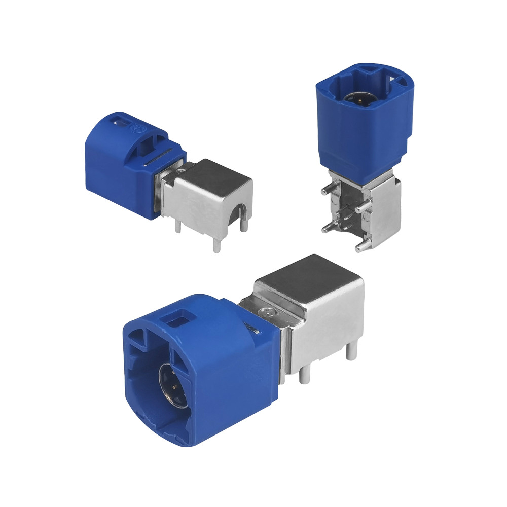 Conector FAKRA HSD Tipo de ângulo reto para ligações de antenas automotivas